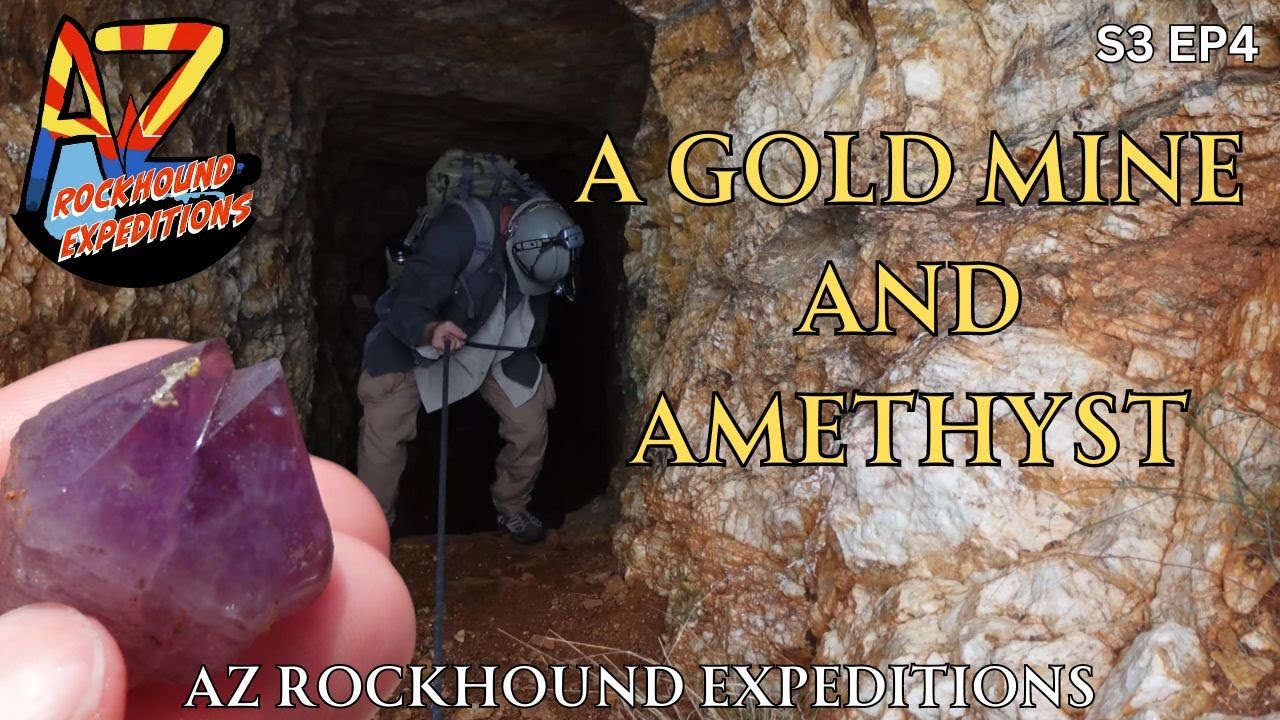 Is there gold in this old Arizona Mine? And locating amethyst crystals ...