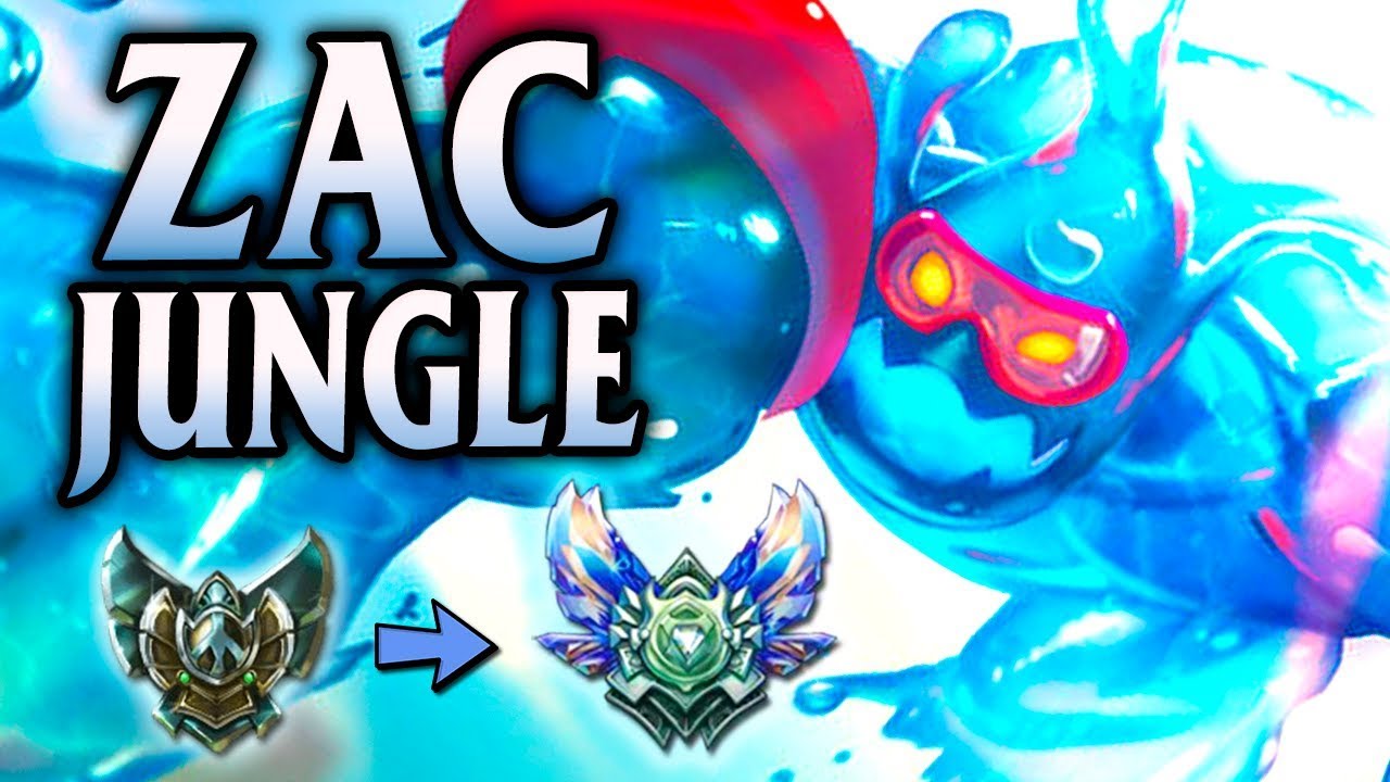 Diamond Ranked Pool Party Zac Jungle | Unranked to Diamond #8 - League ...