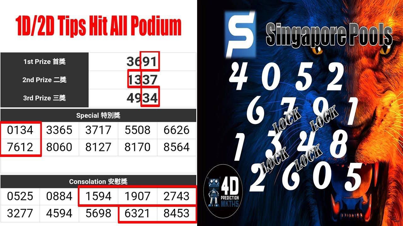 4D Carta Ramalan Terbaru Singapore Pools (22 September 2021) - YouTube