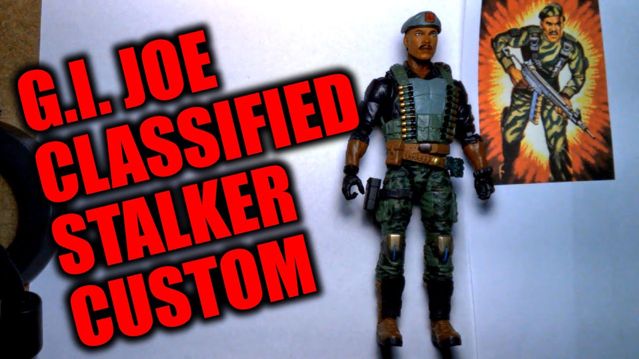 G.I. Joe Classified Stalker Action Figure Custom Review - YouTube