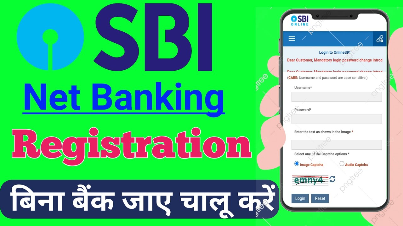 SBI Net Banking Online Registration | SBI Net Banking Online banaye ...