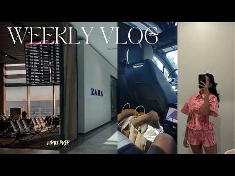Vacation Prep Vlog for Japan 🇯🇵 | Packing, Zara Haul + Outfit Try-On