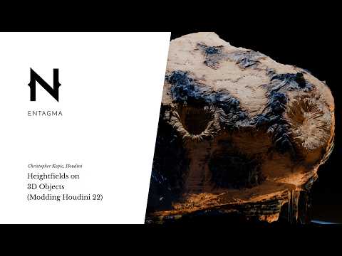 Heightfields on 3D Objects (Modding Houdini 22)