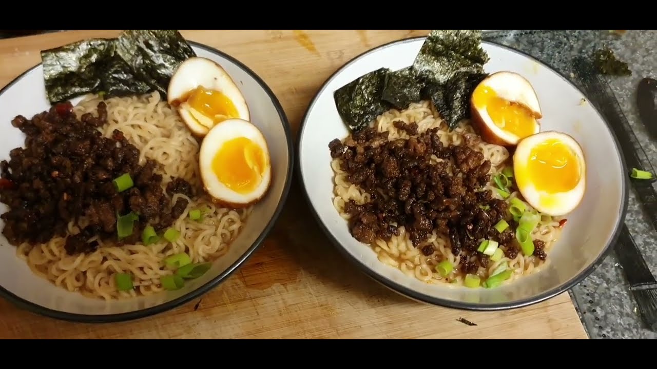 quick lunch packet ramen - YouTube