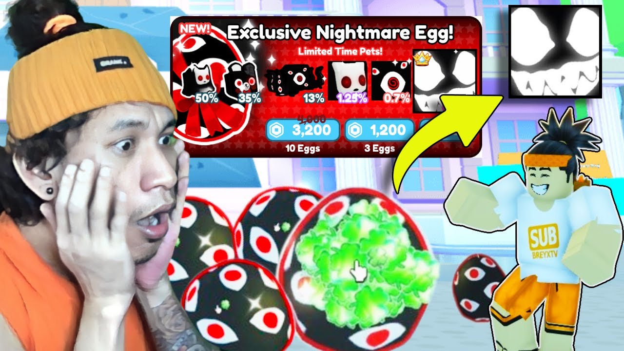 Hatching Titanic Nightmare Cat In Pet Simulator X New Update - YouTube