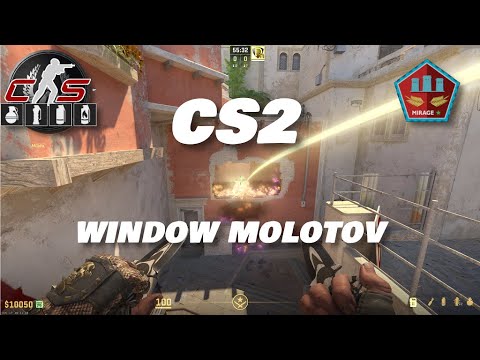 CS2 - Molotov Mirage Mid Boxes to Window - YouTube