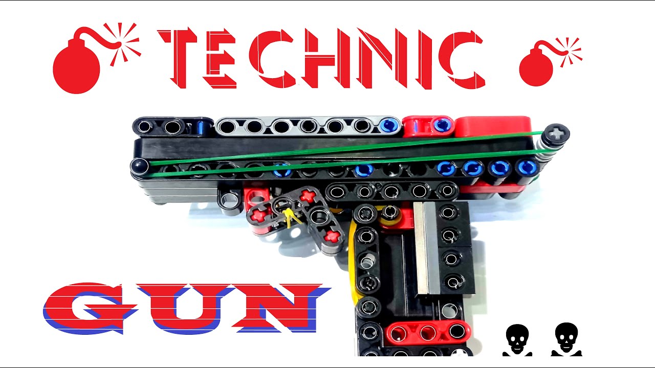 Lego gun Technic pistol + Tutorial - YouTube