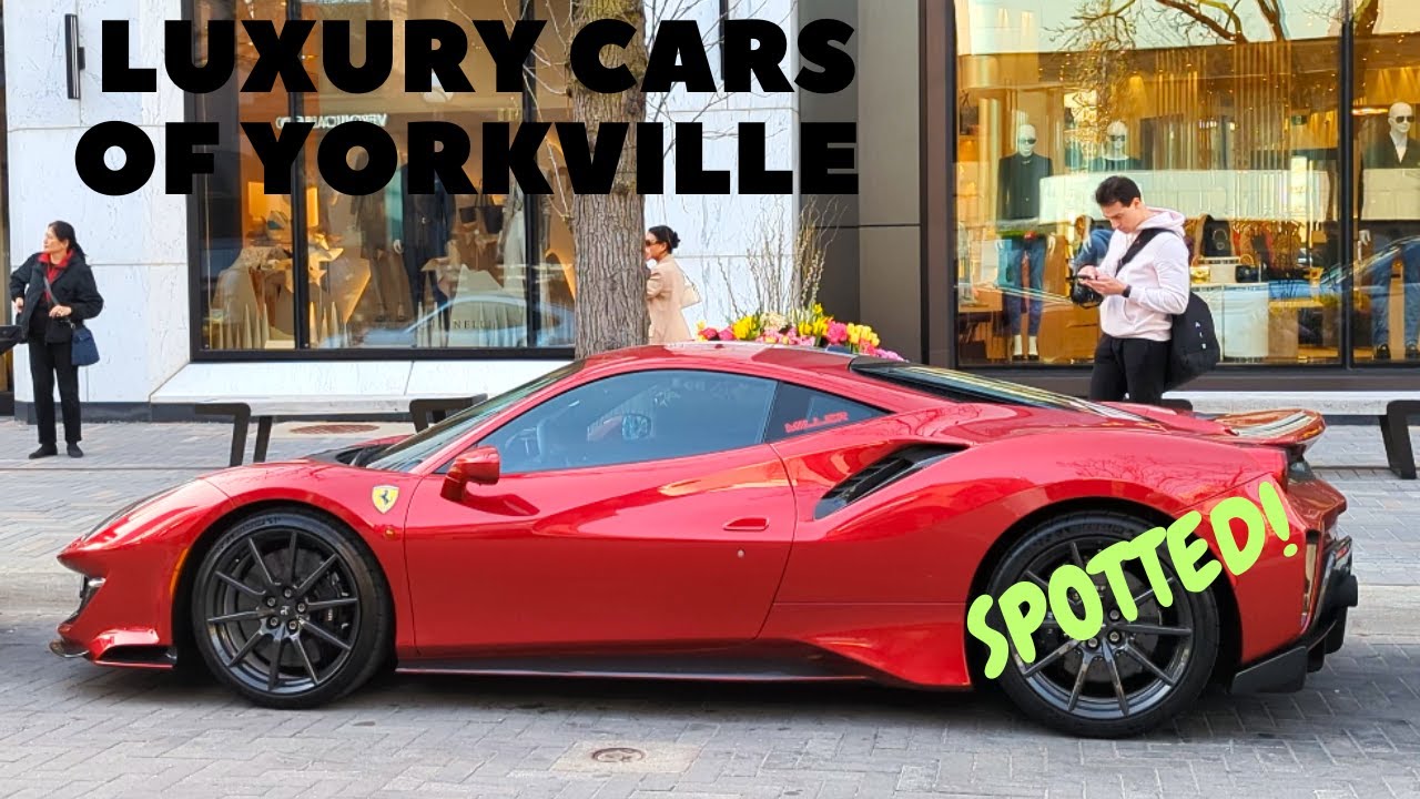 Luxury Car Spotting Paradise! 35 Seconds of Yorkville Exotics - YouTube