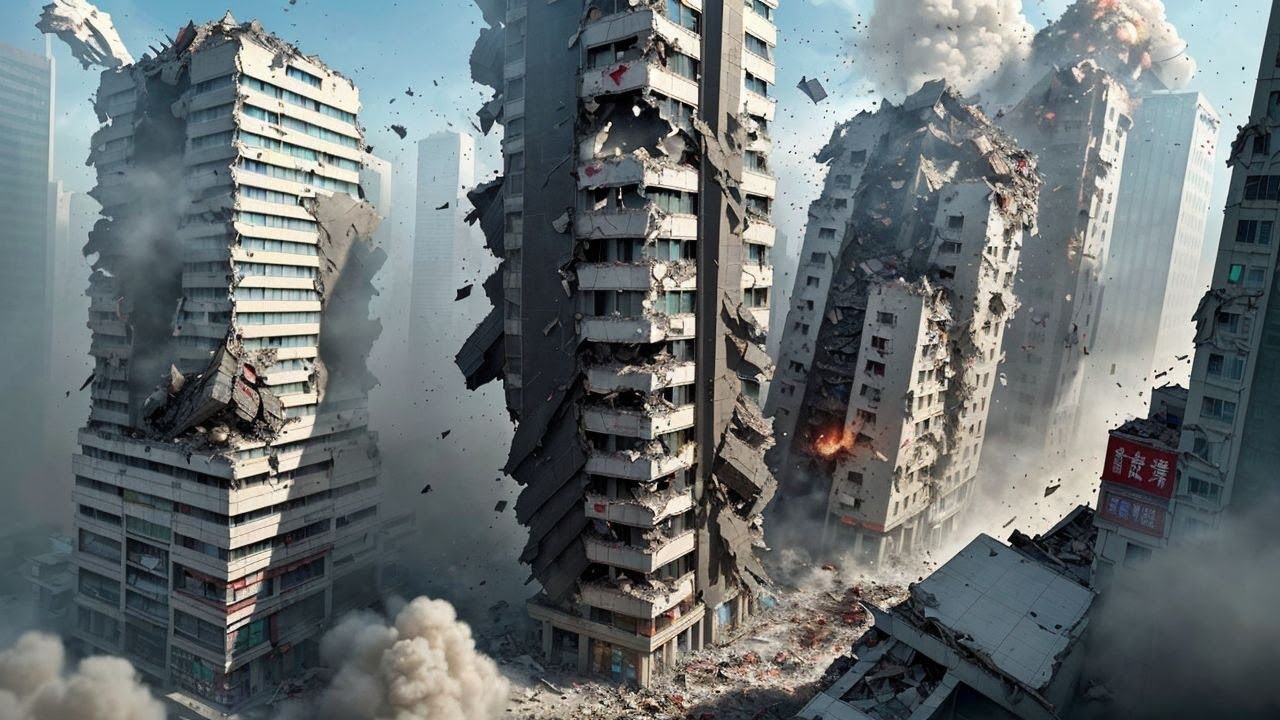 Doomsday in China! The earth is shaking in Beijing! The earthquake of ...