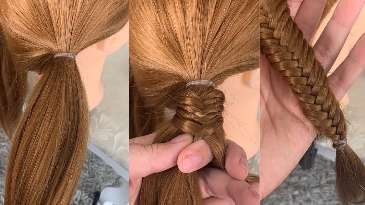 FISHTAIL Braid - How to do a Fishtail Braid for Beginners! Simple and ...