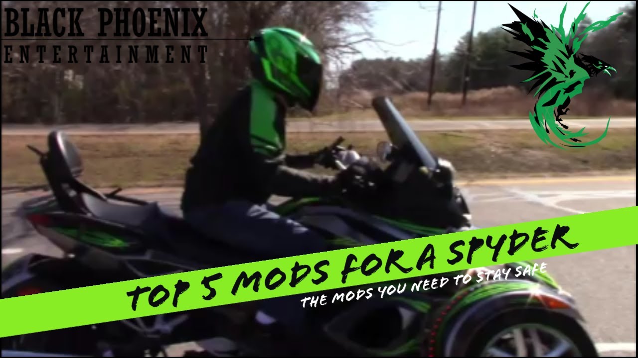 Top 5 Mods for your Can Am Spyder - YouTube