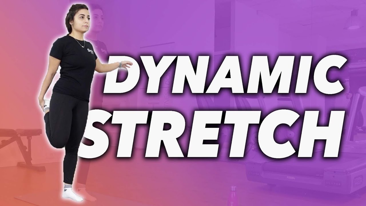 8 min DYNAMIC STRETCH to finish the workout | no music - YouTube