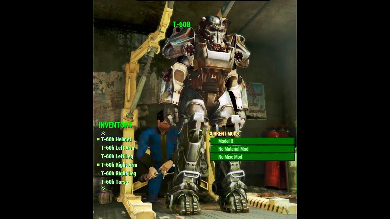 Fallout 4 - Power Armour Better Hud - YouTube