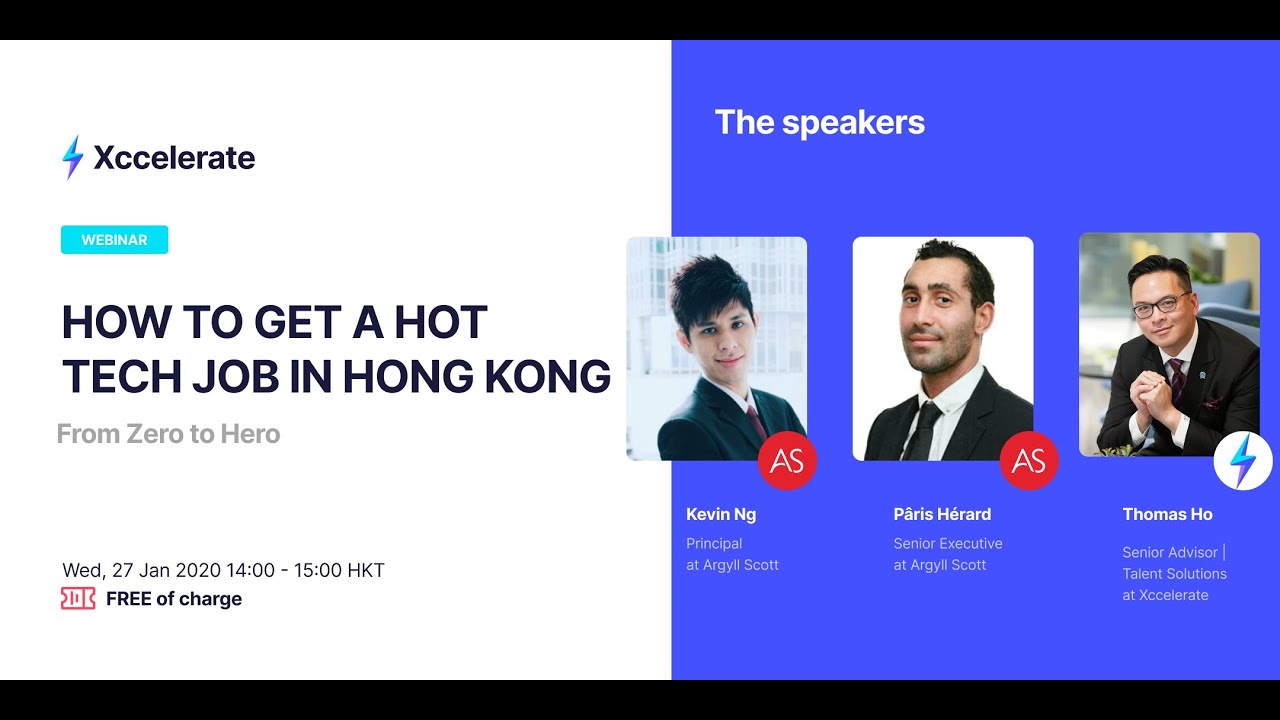 How to Get a HOT TECH JOB in Hong Kong - YouTube