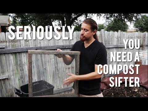 What's extremely important? Compost Sifting! - YouTube