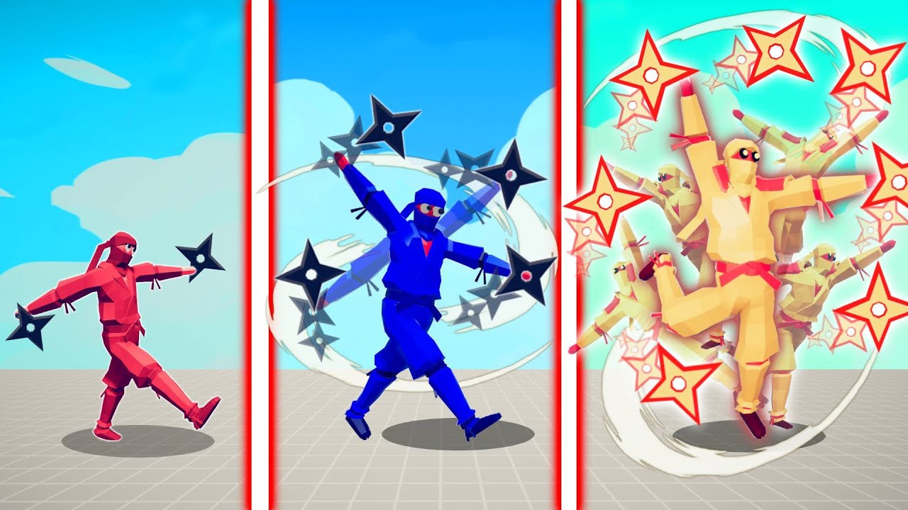 EVOLUTION OF FASTER NINJA | TABS - Totally Accurate Battle Simulator - YouTube