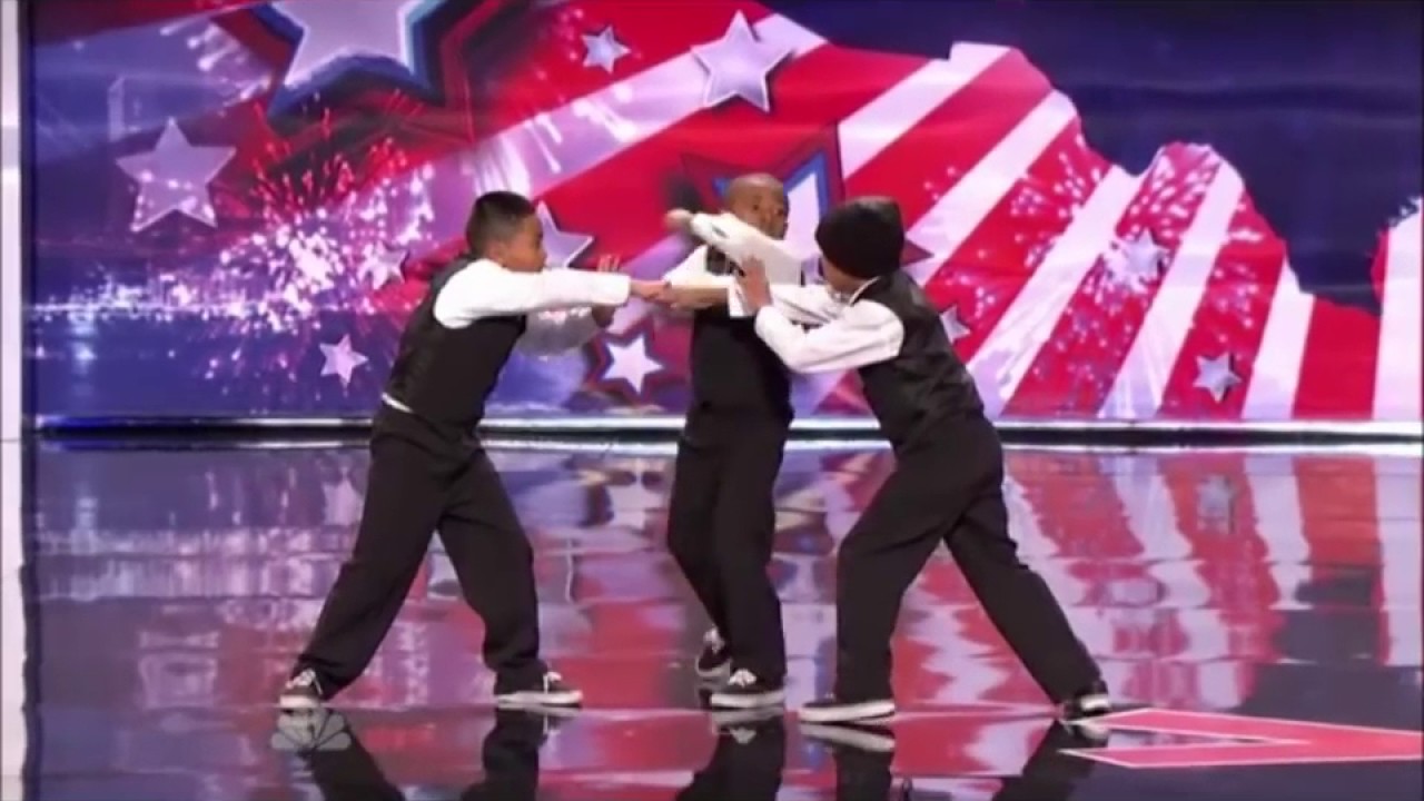 3 kids dancing americas got talent 720p - YouTube