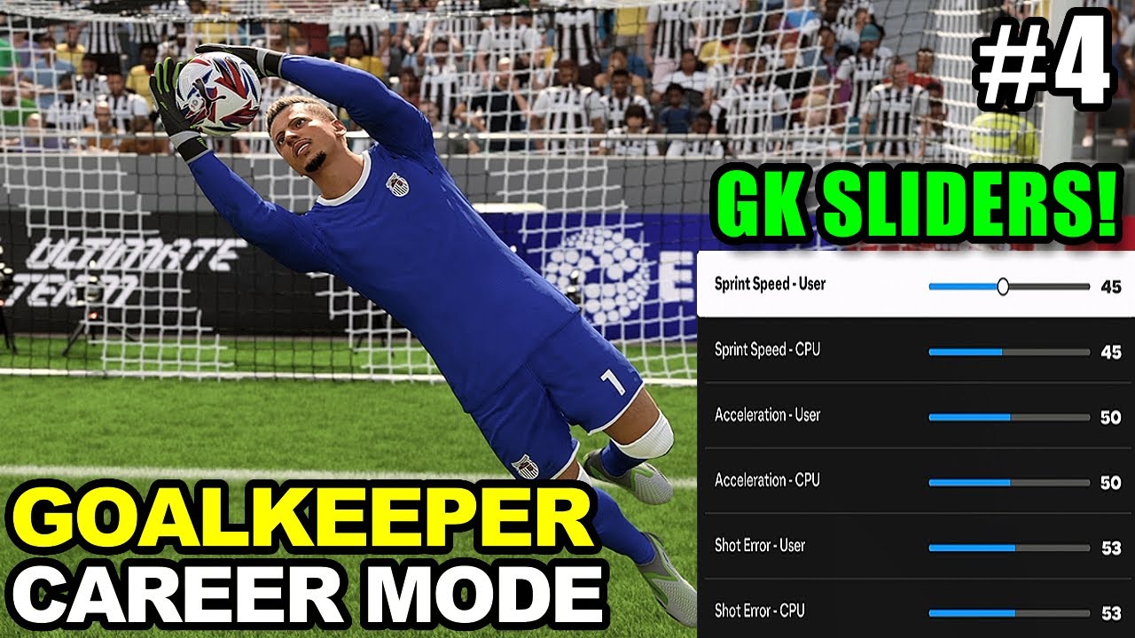 Goalkeeper Sliders! | EA FC 25 Goalkeeper Career Mode EP4 - YouTube