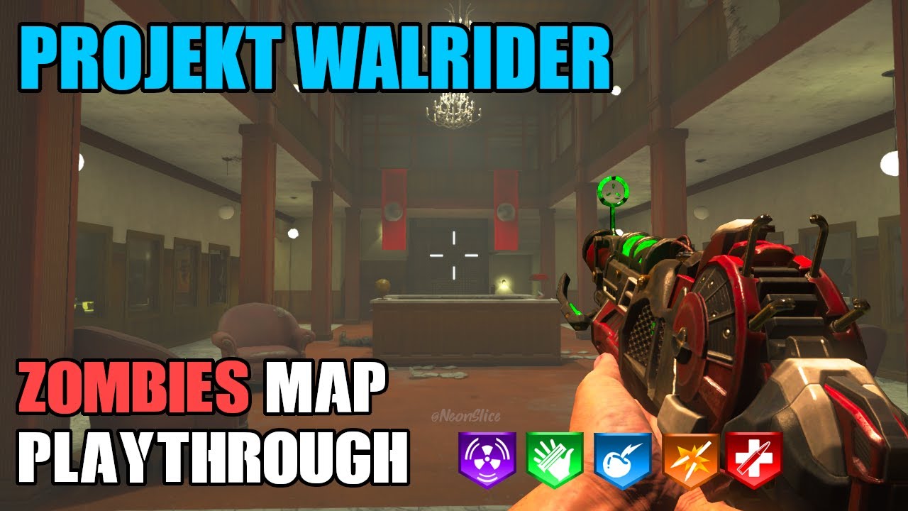 PROJEKT WALRIDER WALKTHROUGH - BLACK OPS 3 CUSTOM ZOMBIES MAP EASTER ...
