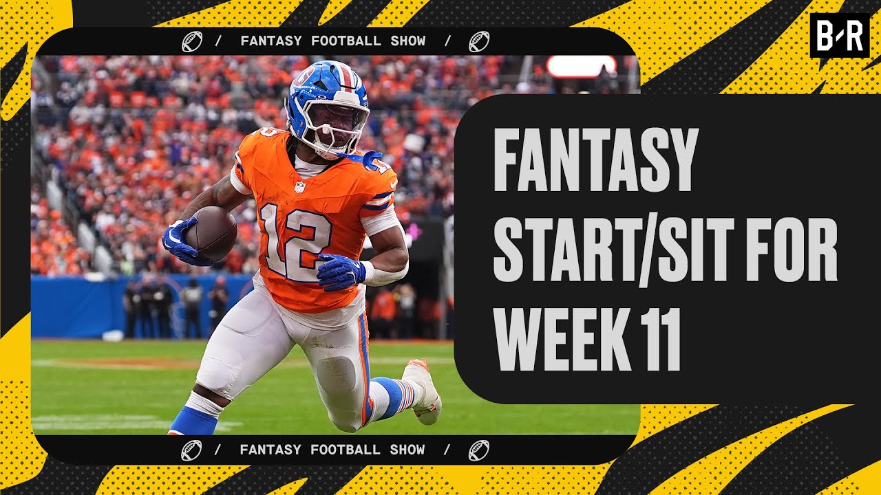 Fantasy Start/Sit for Week 11 | Fantasy Football Show - YouTube