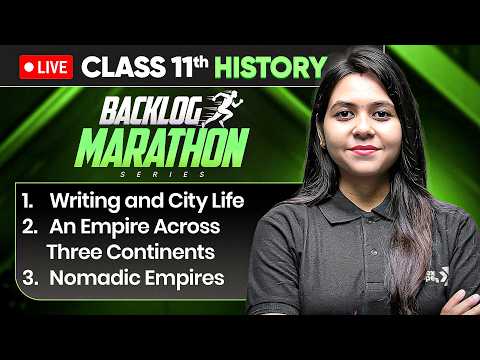 Class 11th History - BACKLOG MARATHON 2026-27🔥|  Prarambh 2.0 Launched | 3 Chapters in One Shot