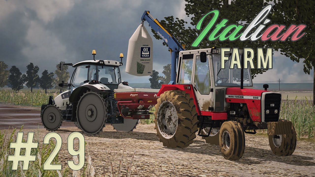 Italian Farm - Concimazione del riso #29 - YouTube
