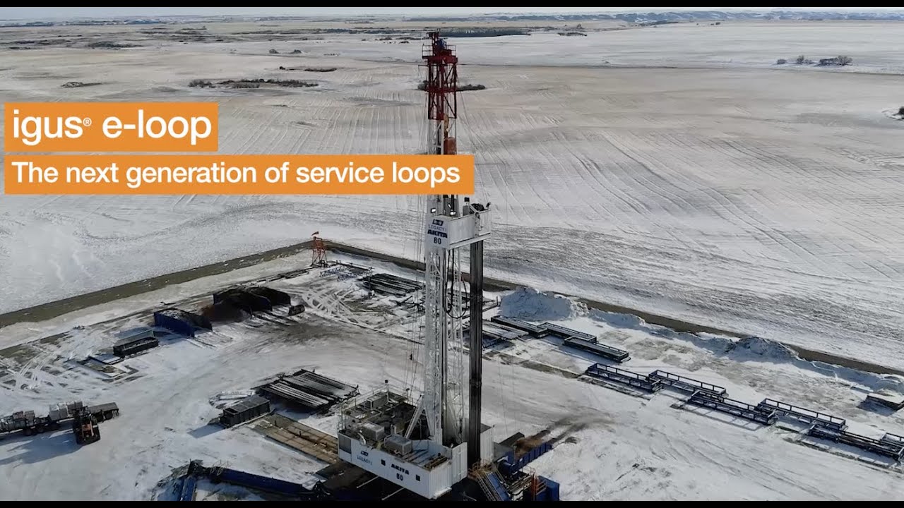 igus® e-loop, onshore and offshore top drive service loop. Completely ...