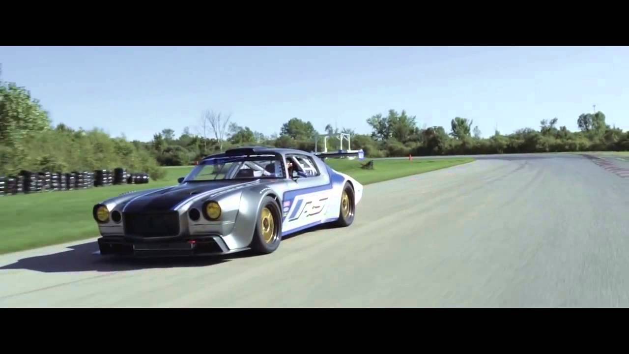 Roadster Shop Rampage Camaro on Track - YouTube
