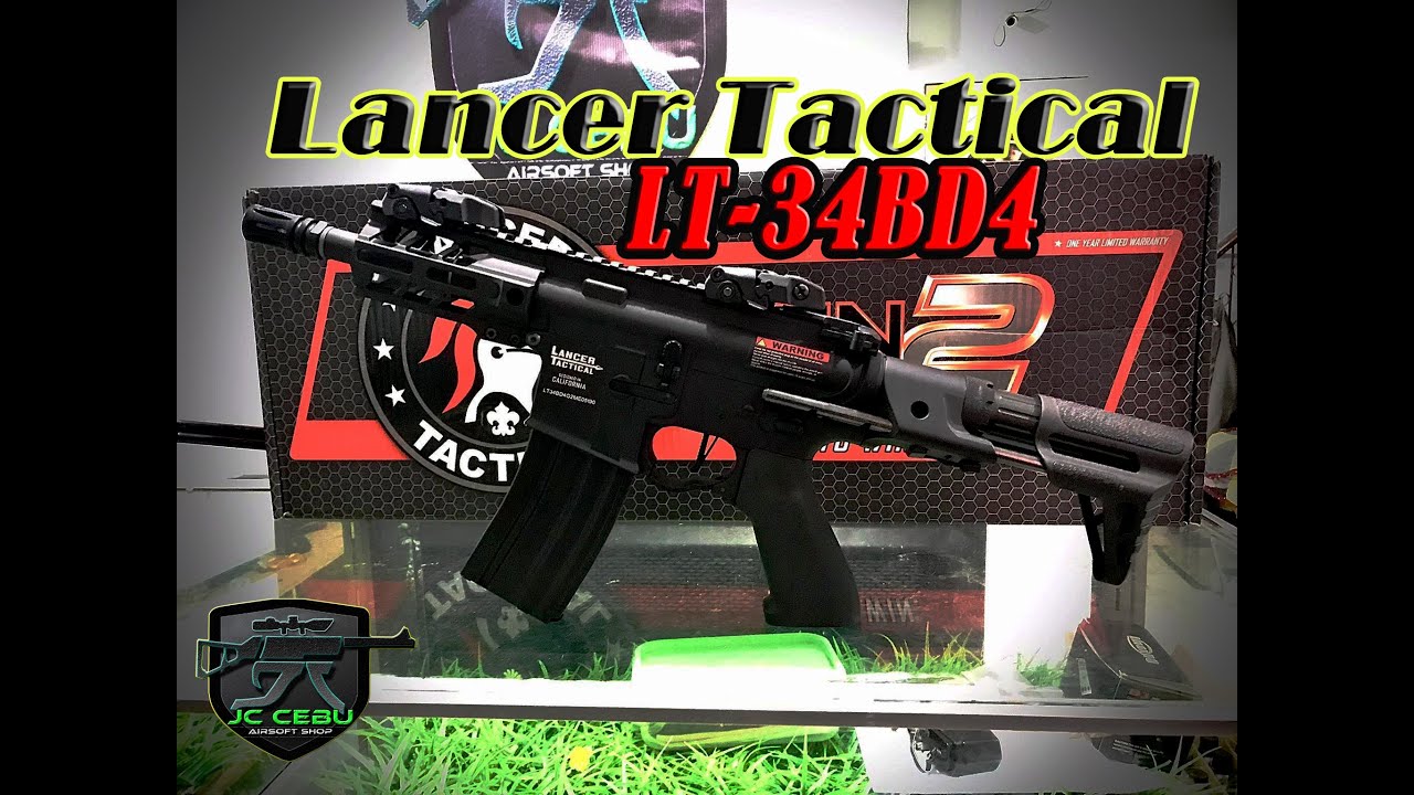 LANCER TACTICAL I LT 34BD4 GEN 2 I COMPACT M4 AIRSOFT - YouTube