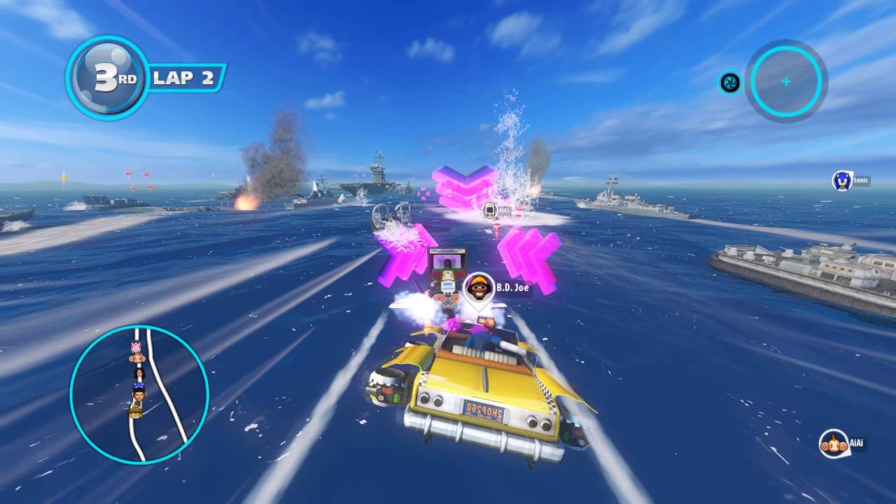 Sonic& All Stars Racing Transformed Dragon Cup(M) as Ryo - YouTube