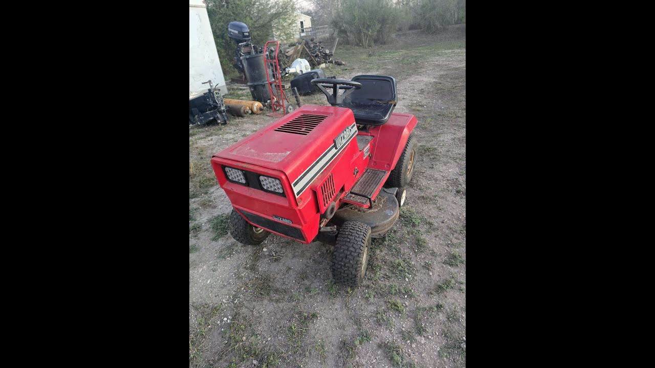 Can I Get This Auction Find Wizard Mower Running and Cutting Again ...