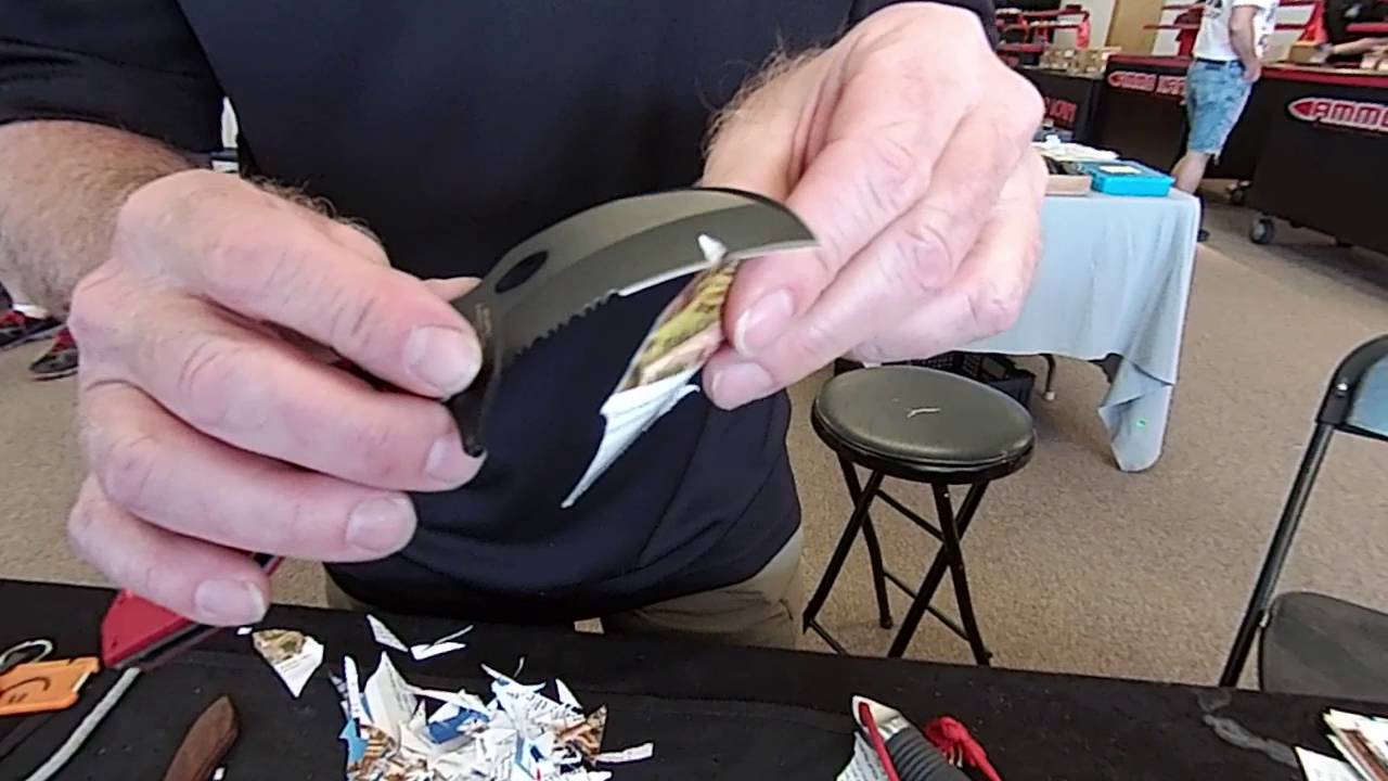 Sharpen a Karambit Knife with a Sharp N Spark - YouTube