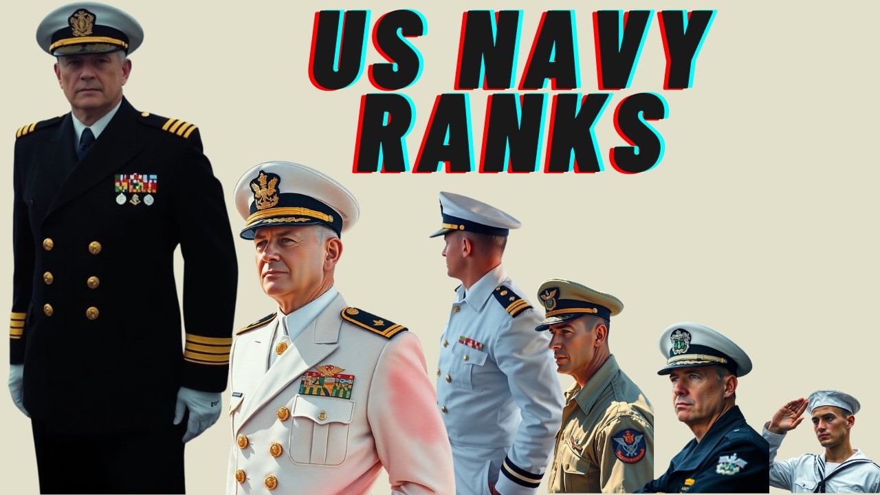 Every US Navy Rank Explained - YouTube
