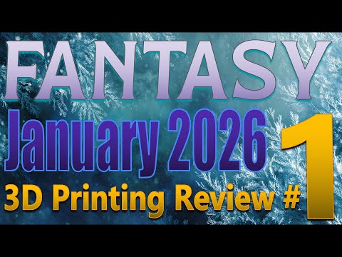 JANUARY 2026 FANTASY STL Miniatures Review #1: Patreon & Tribes