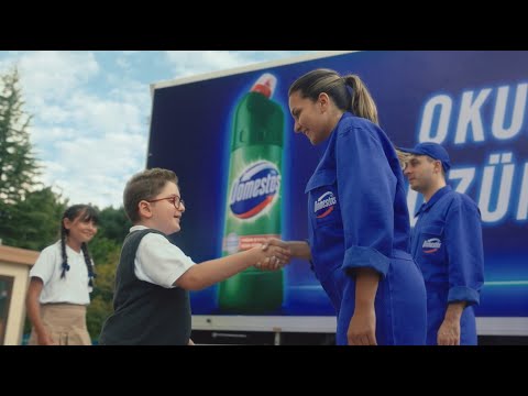 Son damlasına kadar okullara sözümüz var! Domestos durdurulamaz!
