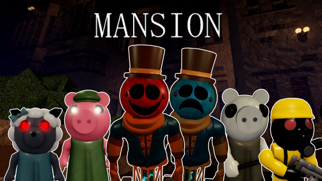 Piggy: Mansion Solo + Swarm + Hard Mode + High Graphics (with weird ...