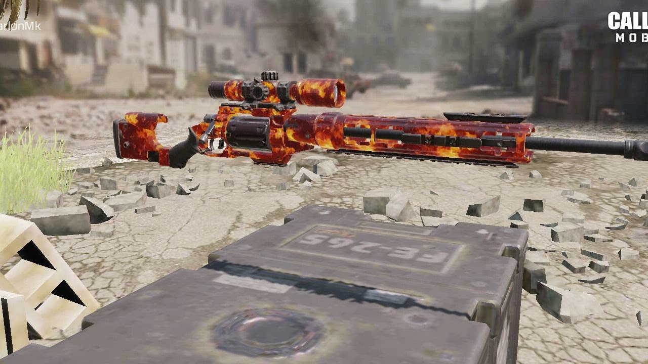 COD Mobile testando a outlaw (sniper) do passe premium - YouTube