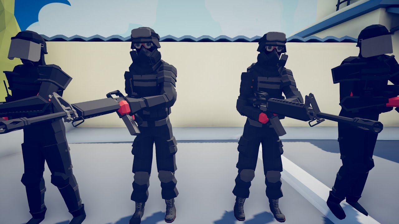 SWAT Team vs DIFFERENT UNITS URBAN COMBAT TABS Totally Accurate Battle ...