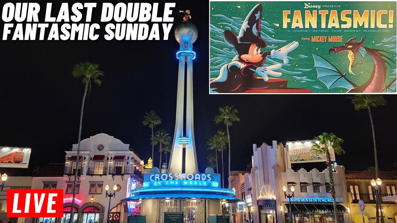 🔴 LIVE: Hollywood Studios Funtasmic Sunday double showing our last ...