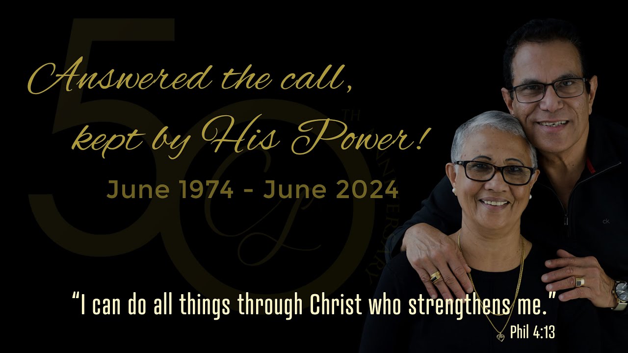 Ps.Cedric LaBrooy's 50th Anniversary in Ministry - YouTube