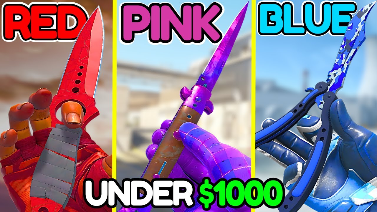BEST Knife & Glove COMBOS For EVERY COLOR Under $1000 (CS2 Budget ...