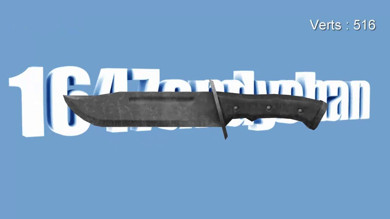 Combat Knife Animation (Melee) - YouTube