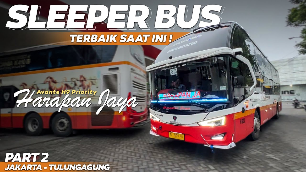 Rp 440.000 NAIK SLEEPER BUS TERMEWAH ‼️ Trip Jakarta-Tulungagung with ...