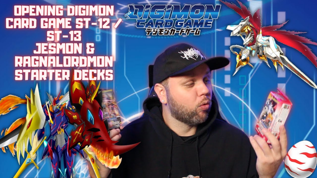 NEW Jesmon & RagnaLordmon Starter Decks! | Digimon Card Game ST-12 / ST ...