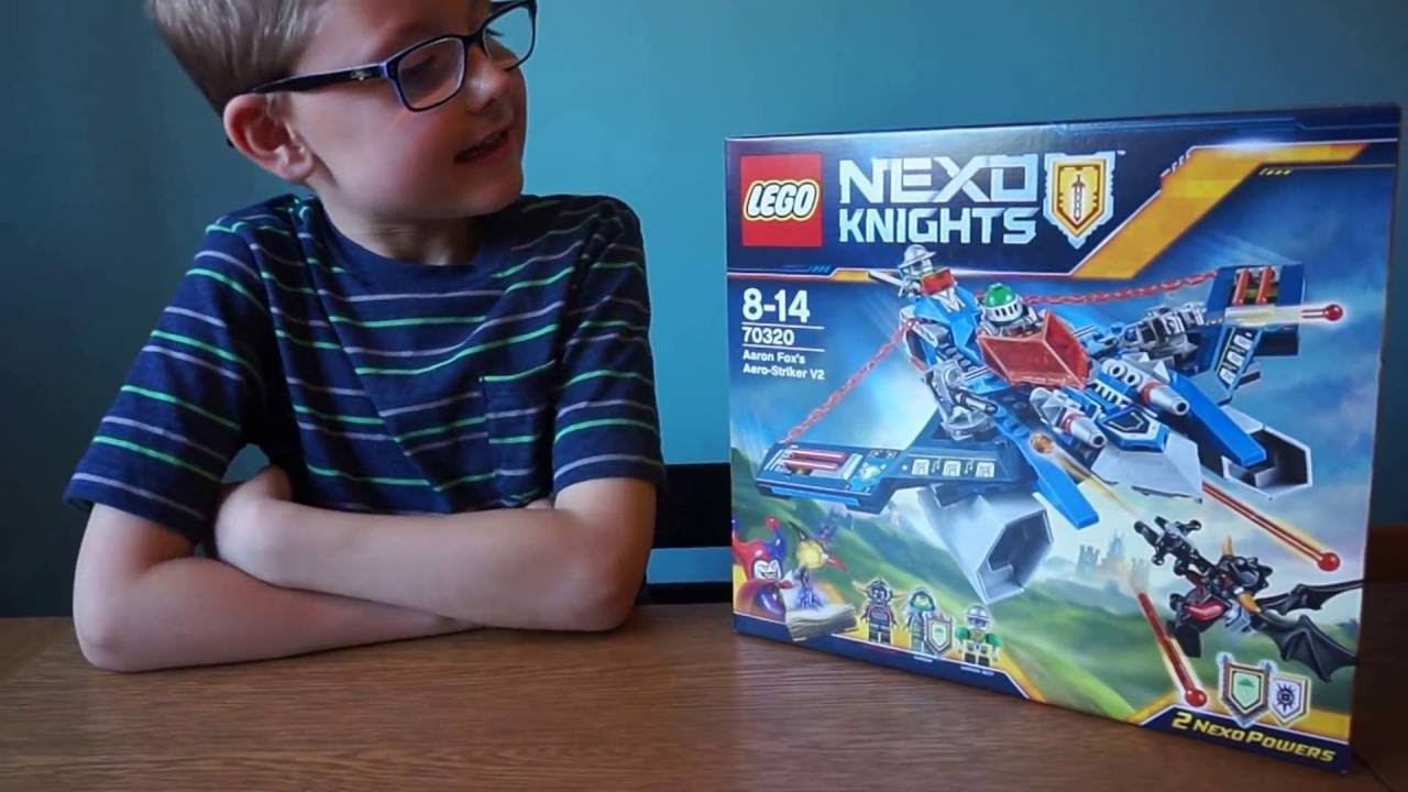LEGO Nexo Knights 70320 : Aaron Fox’s Aero-Striker V2 Unboxing - YouTube