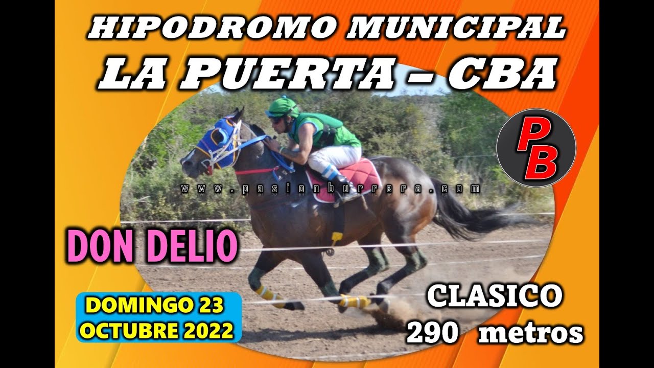 DON DELIO, HIPODROMO LA PUERTA (23-10-2022) - YouTube