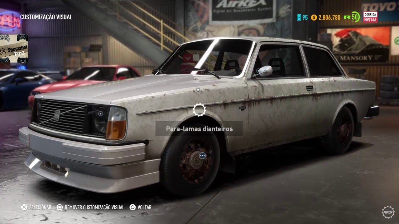 Need for Speed Payback # Localização do carro abandonado Volvo 242 DL ...