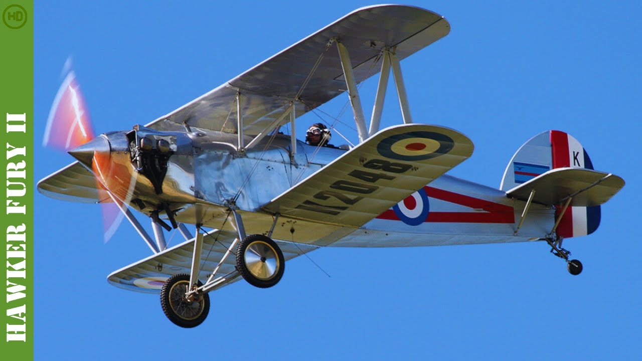 Hawker Fury II - biplane fighter aircraft - HD - YouTube