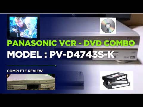 [VCR Issue Fixed] Panasonic VCR-DVD Combo Deck Review - YouTube