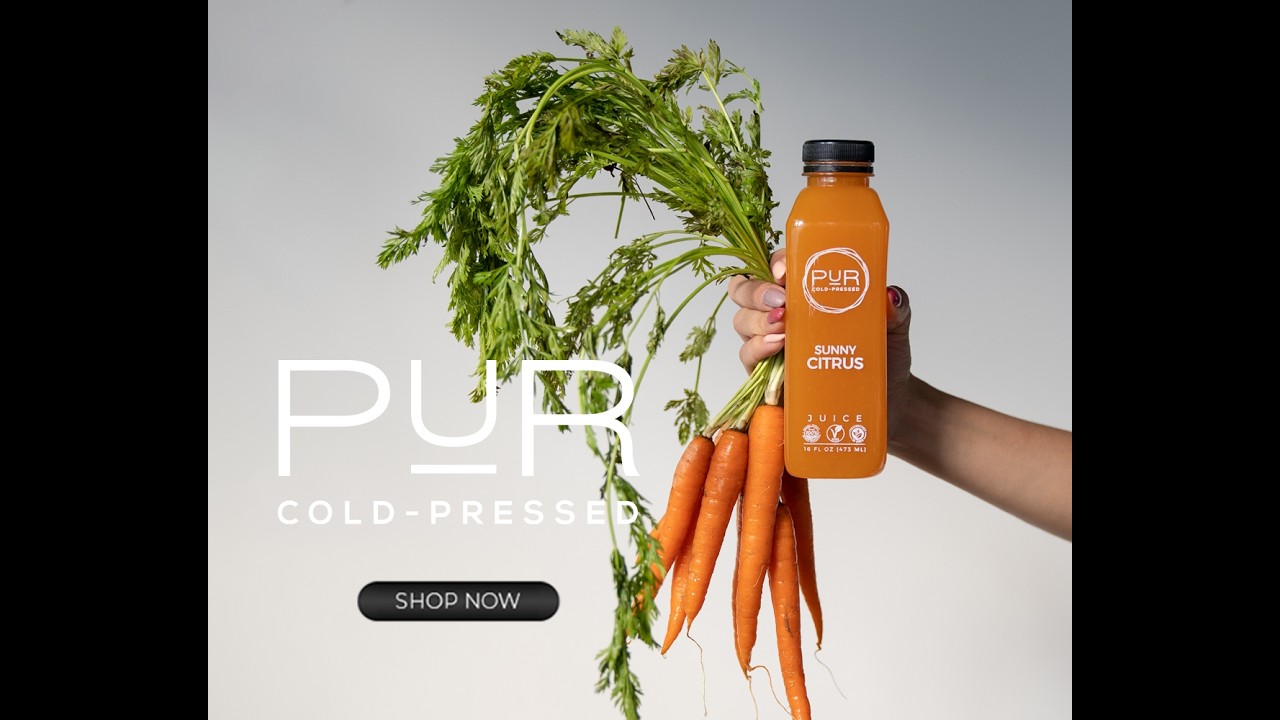 📢 How PUR Cold Pressed Juice is Made | Behind the Scenes of Fresh Juice ...